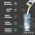 30 servings of SWORD PERFORMANCE powder