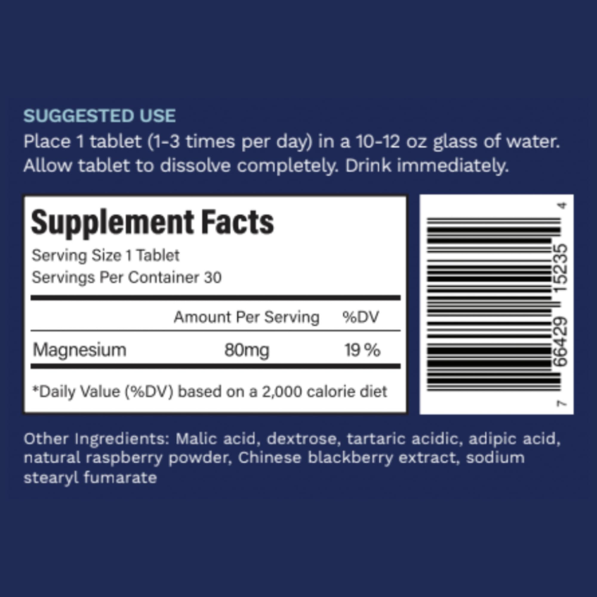 30 servings of vitamin and mineral blend