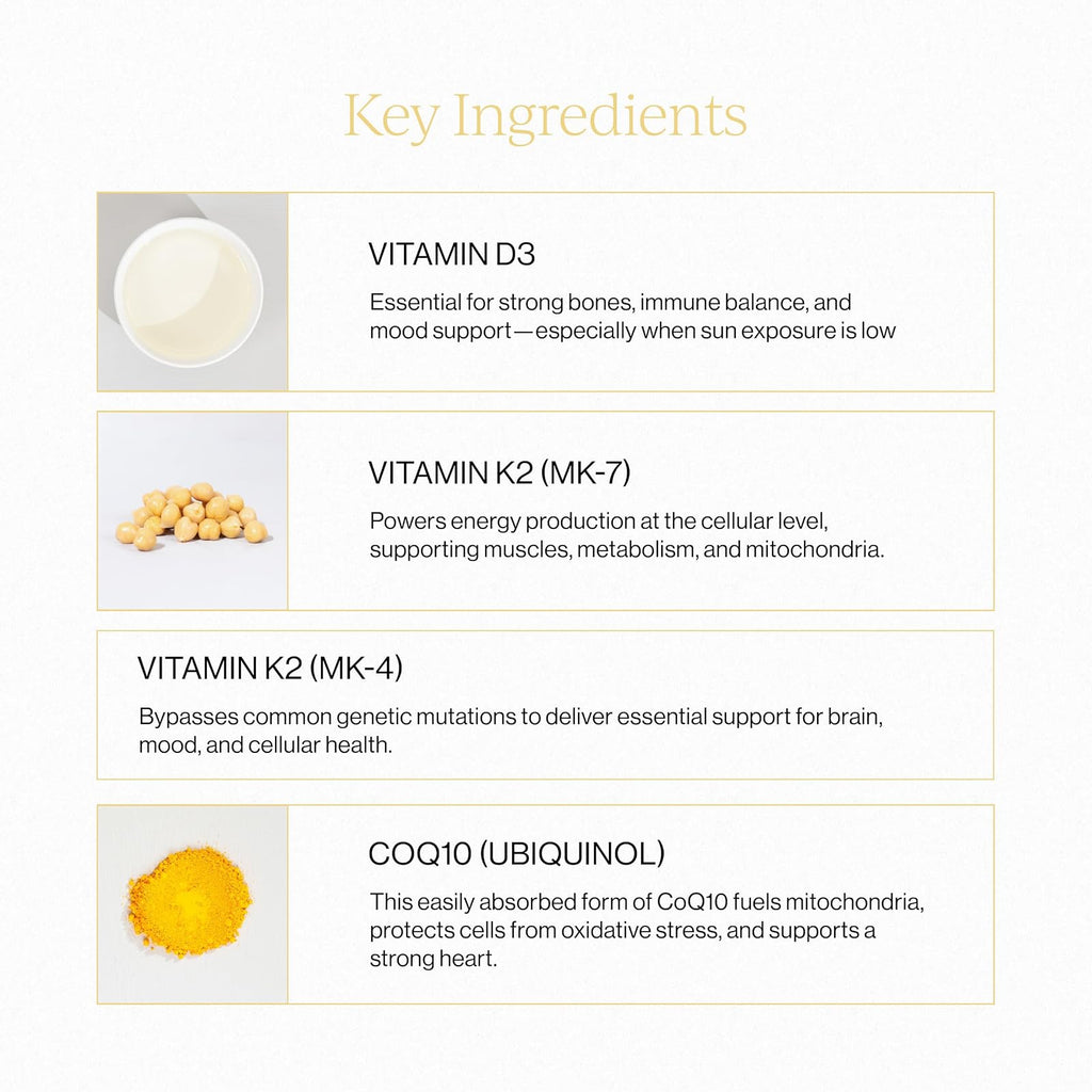 30 servings of Vitamin D3 K2
