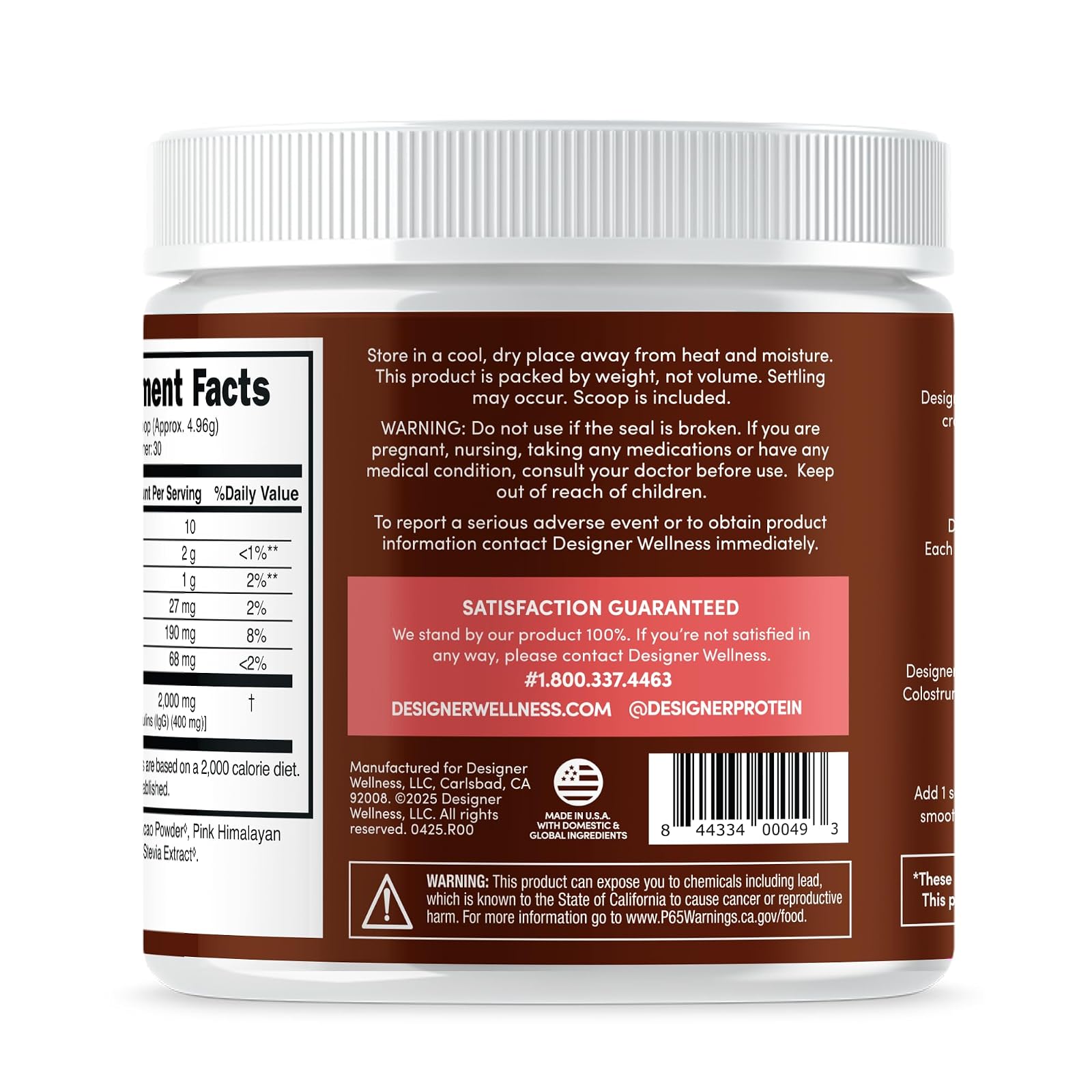 30 servings of wellness chocolate
