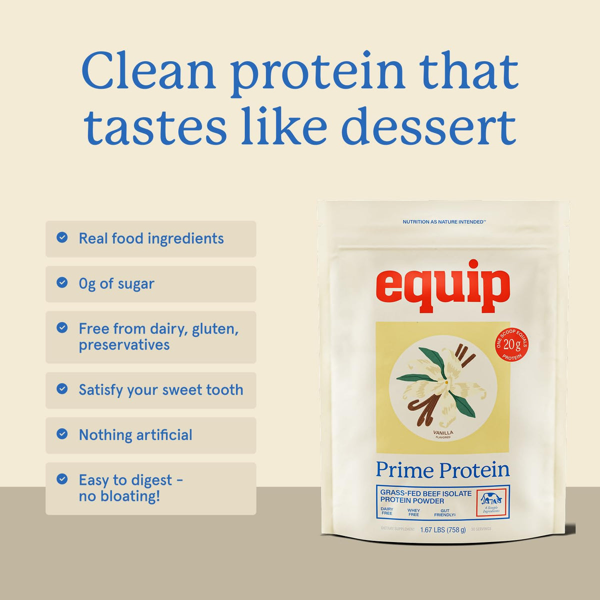 30 servings of whey protein goodness