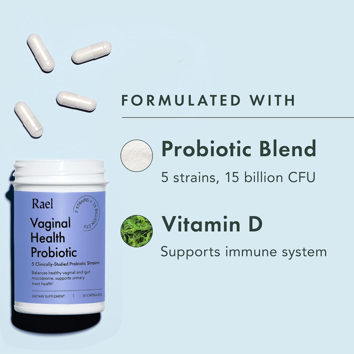 30 servings of women's probiotics
