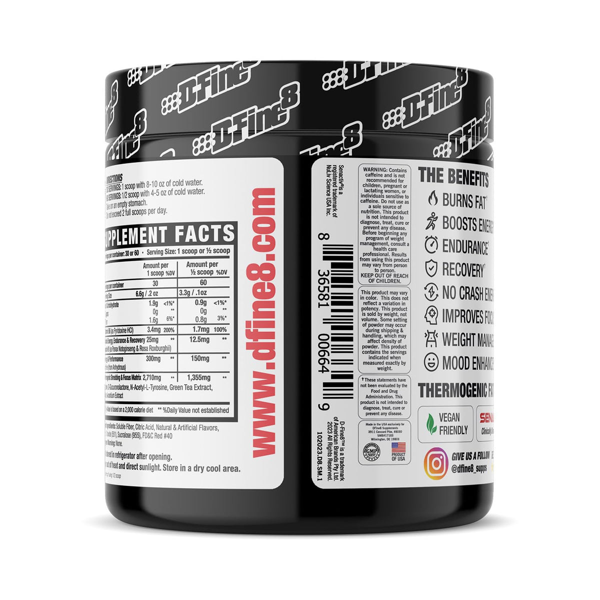 30 servings of workout fuel