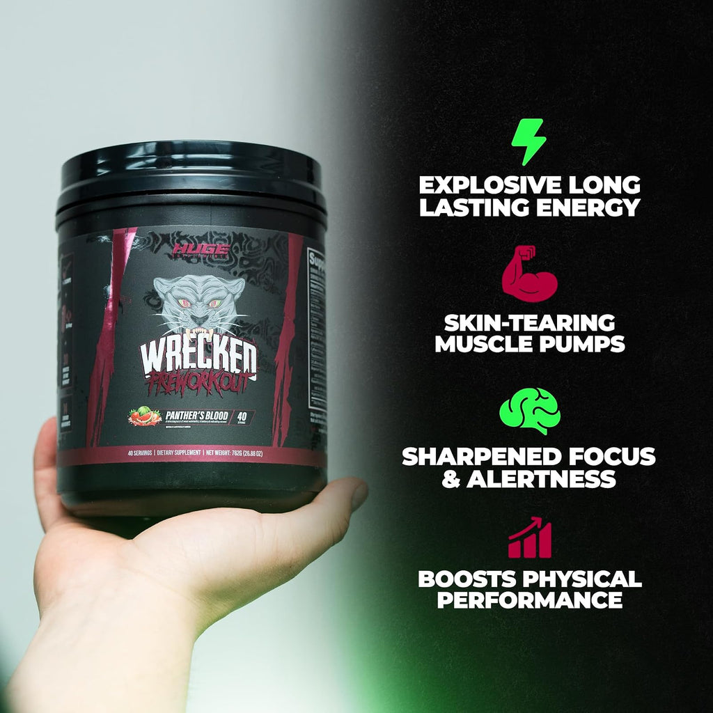 30 servings of Wrecked pre workout