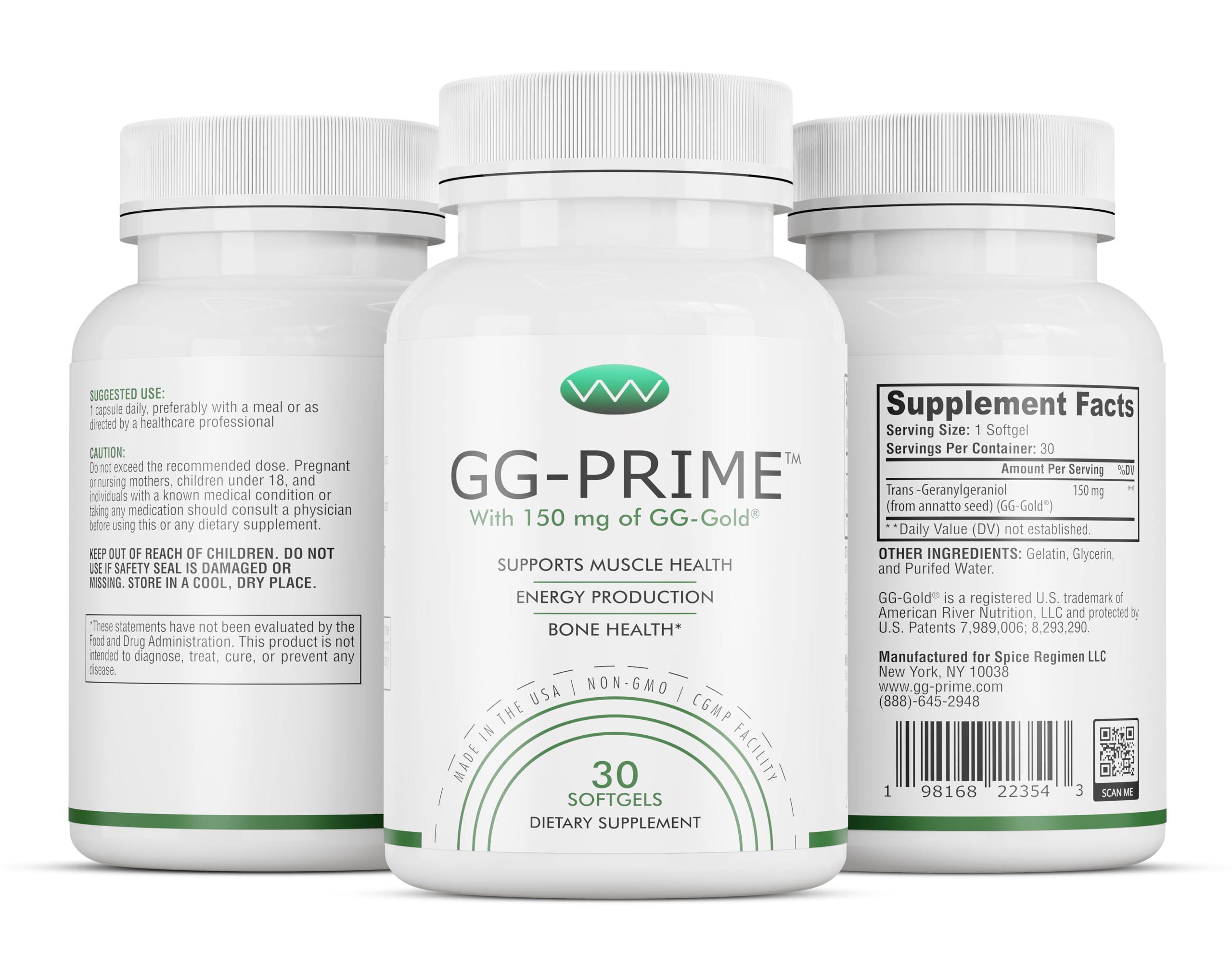 30 softgels of GG blended vitamins
