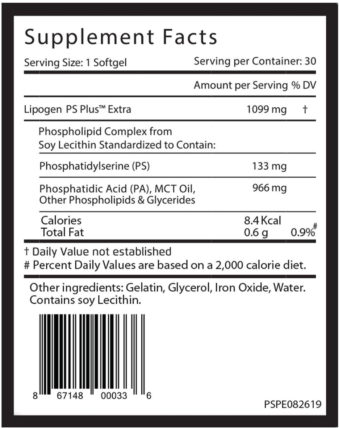30 softgels of PS Plus multivitamins