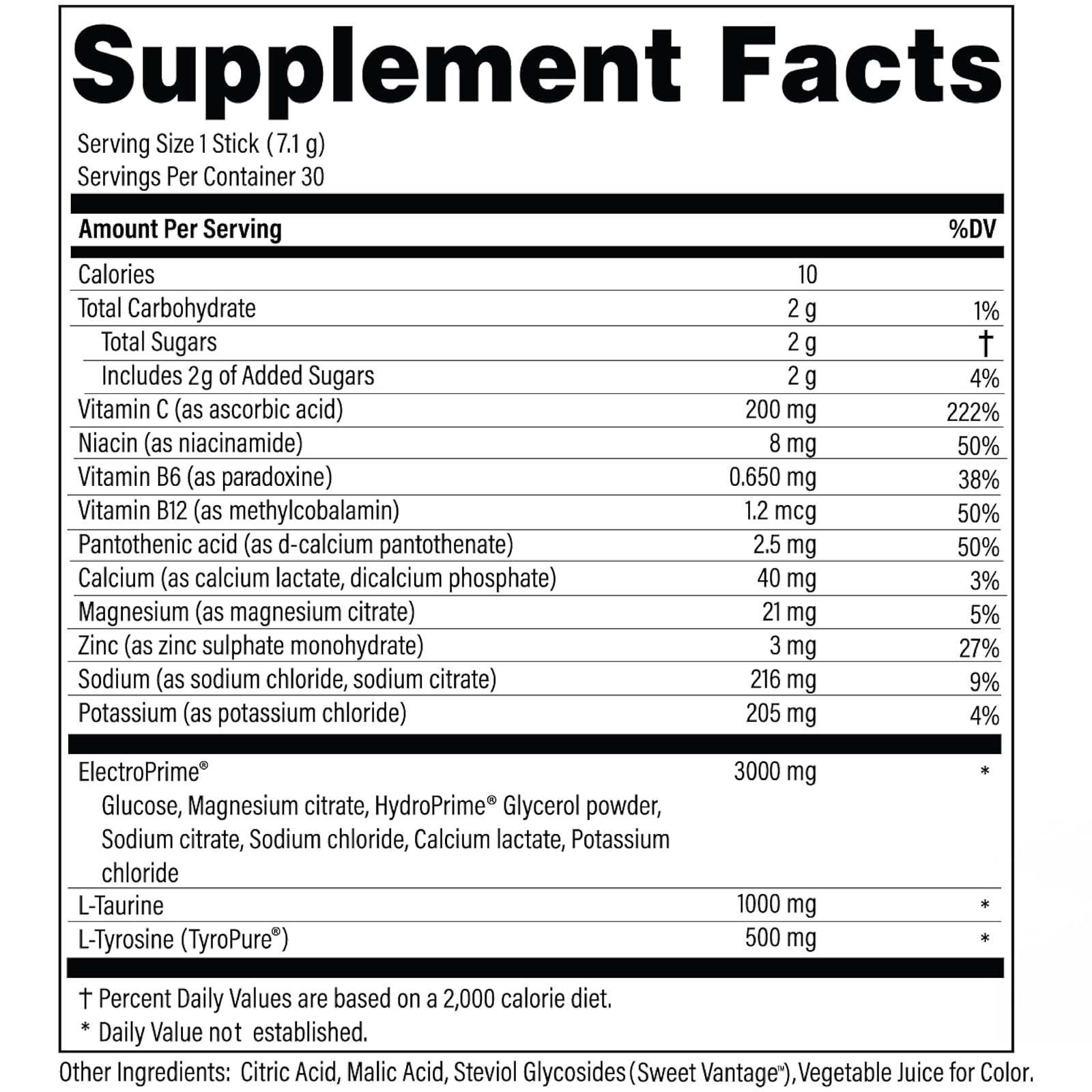 30 sticks of digestive support