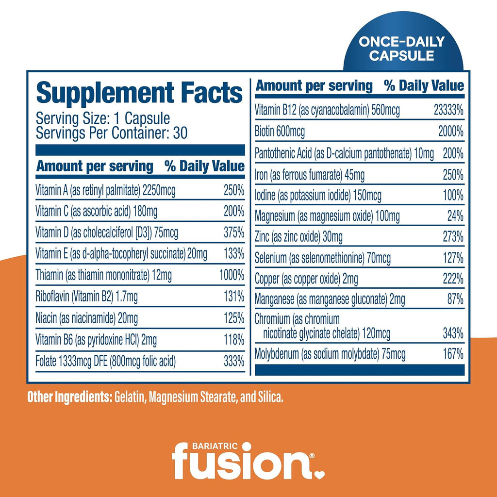 30 tablets of complete nutrition