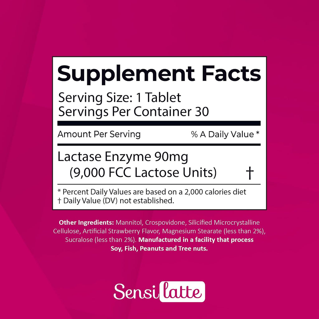 30 tablets of digestive enzymes