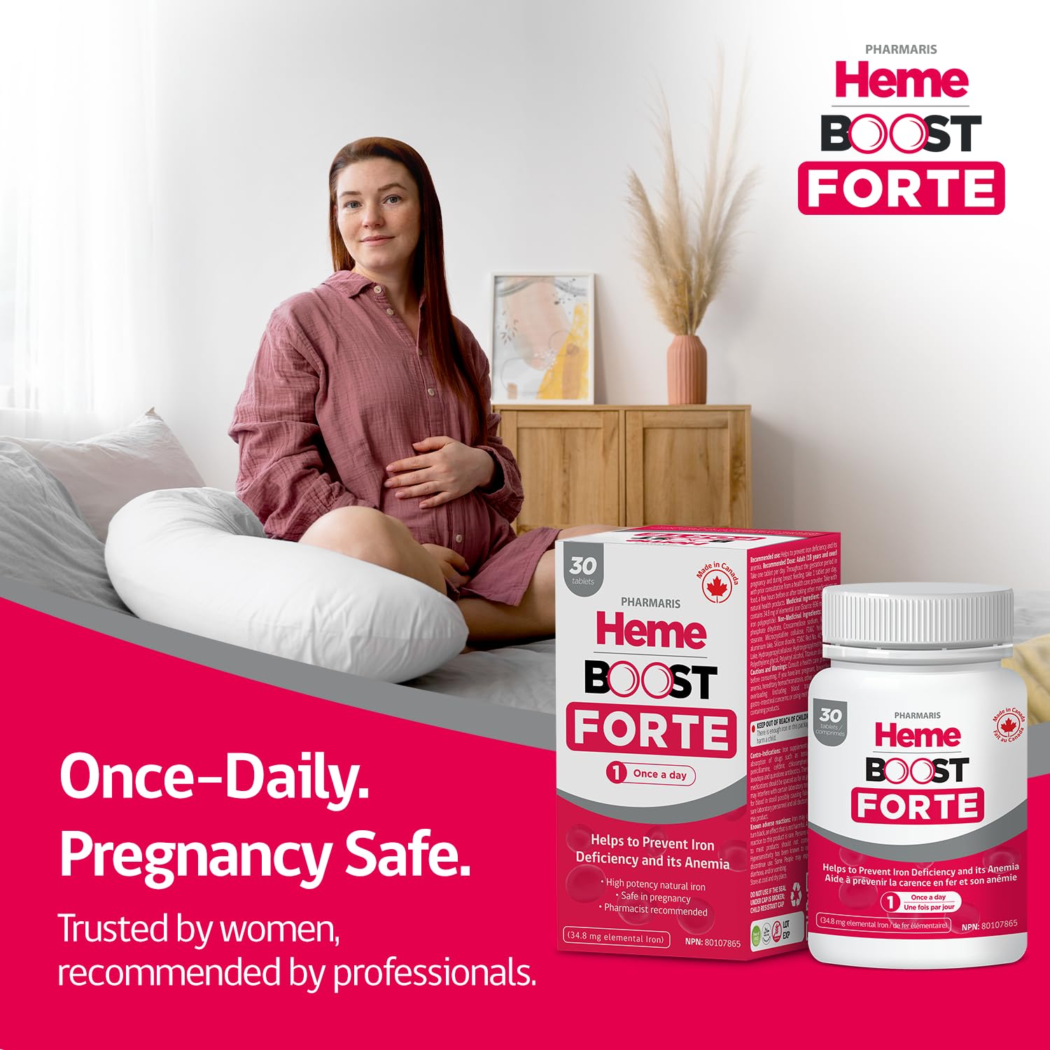 30 tablets of Hemeboost iron
