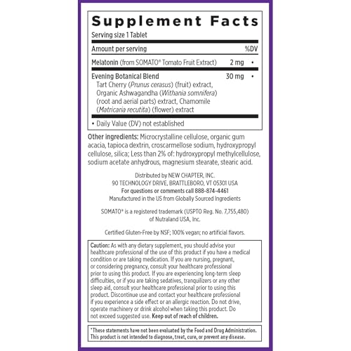 30 tablets of melatonin for relaxation