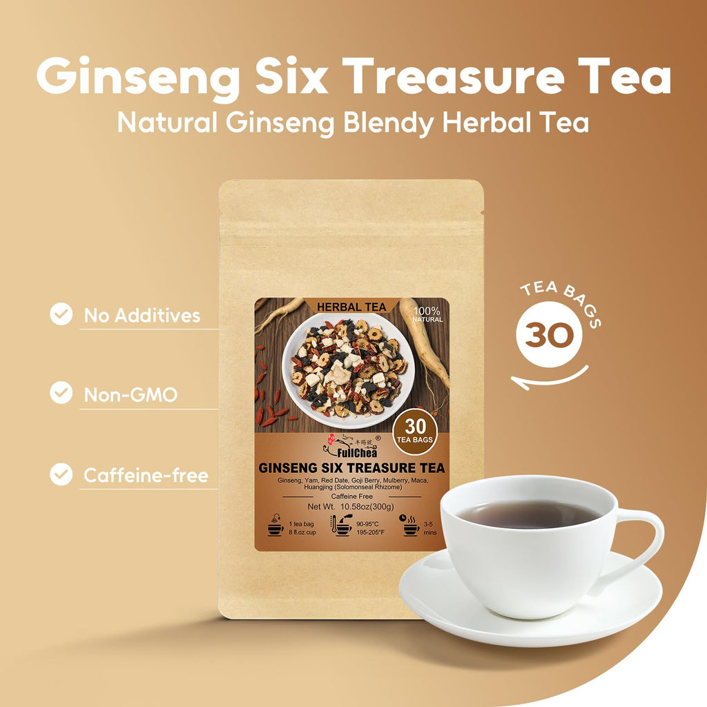30 tea bags for daily enjoyment