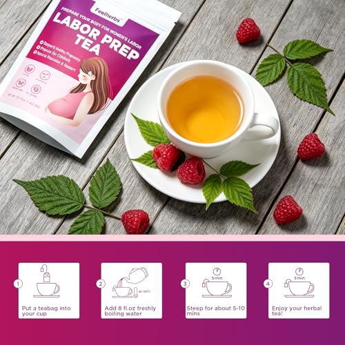 30 tea bags for labour prep