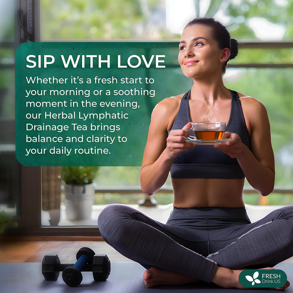 30 tea bags for lymphatic support