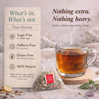 30 tea bags of ginger peppermint