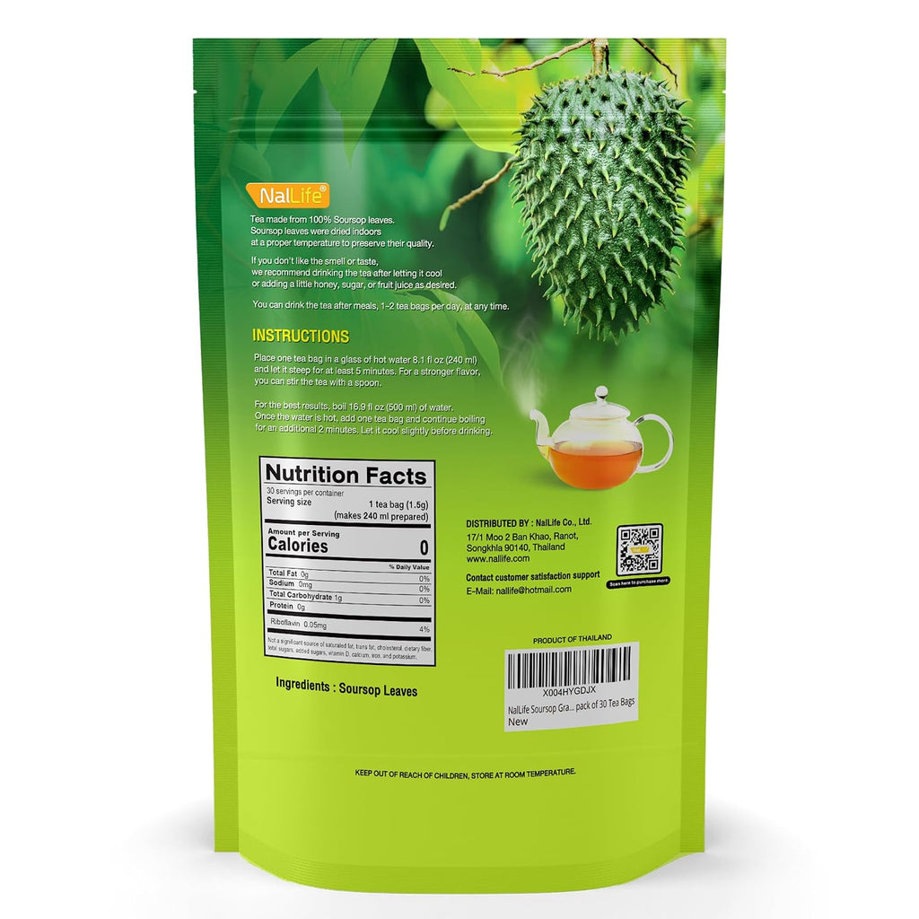 30 tea bags of soursop goodness