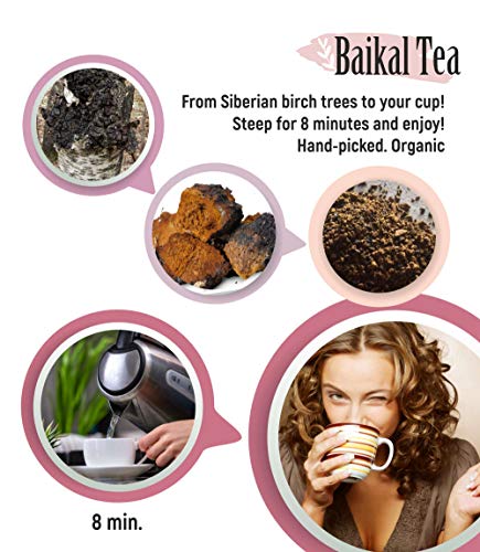 30 unbleached tea bags chaga