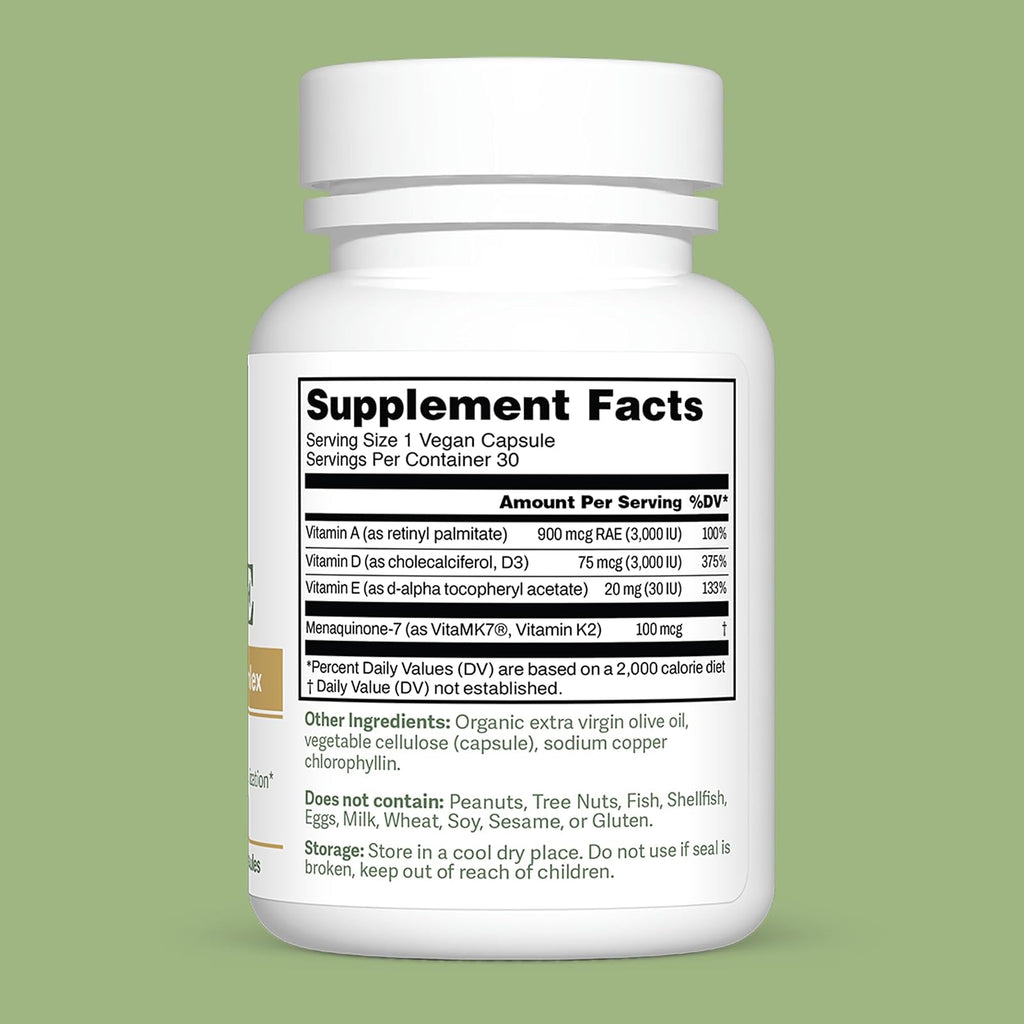 30 vegan capsules for easy supplementation