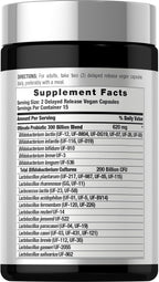 300 billion CFU probiotic capsules