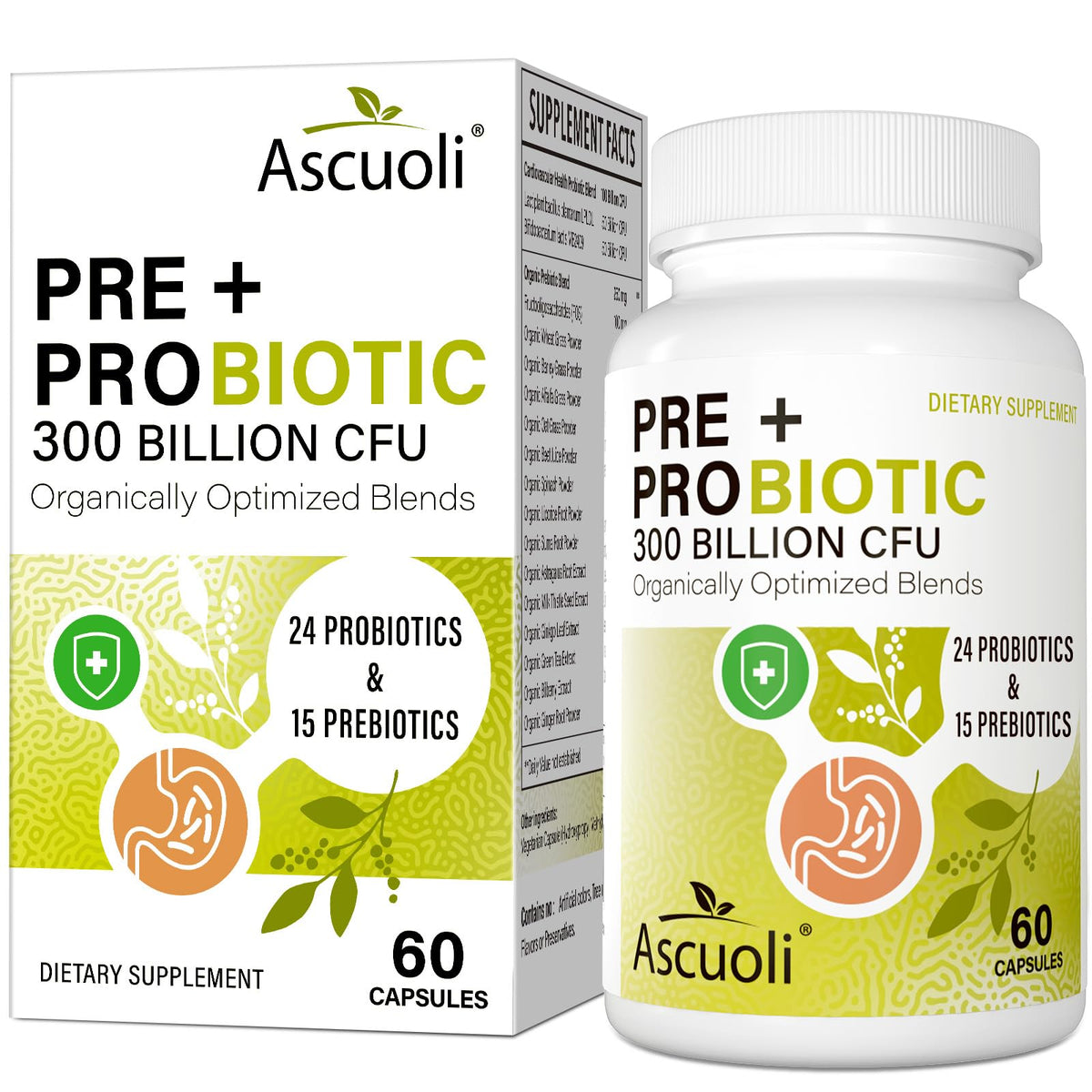 300 billion CFU probiotics capsules