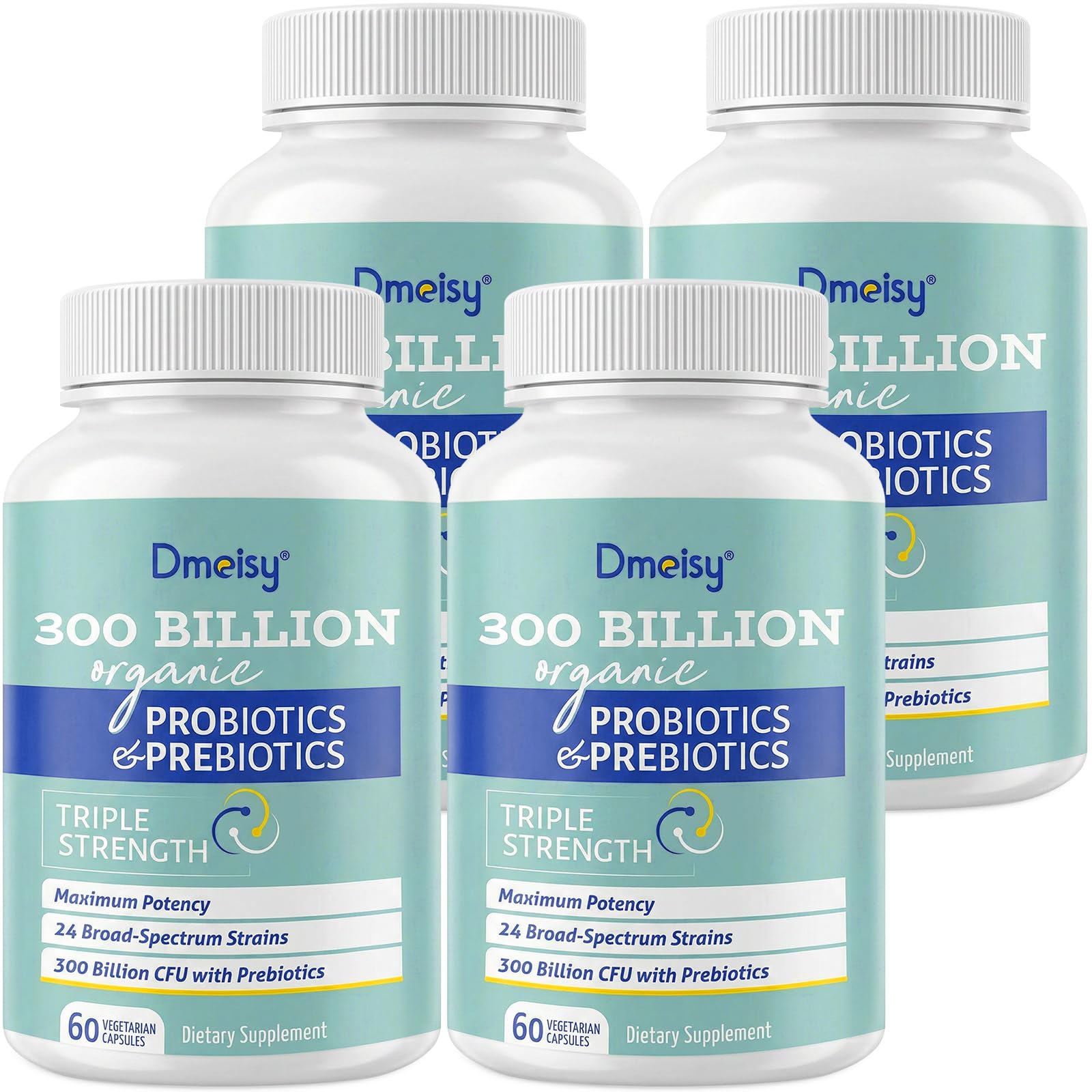 300 billion CFU probiotics for gut health