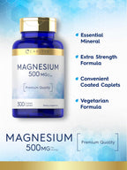 300 caplets of magnesium oxide supplement