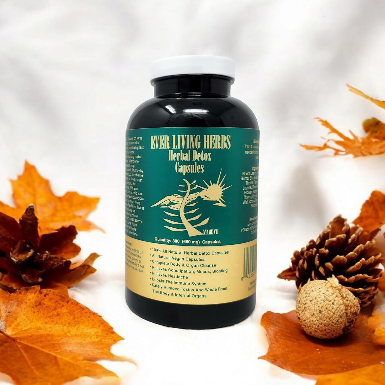 300 capsules for daily detox