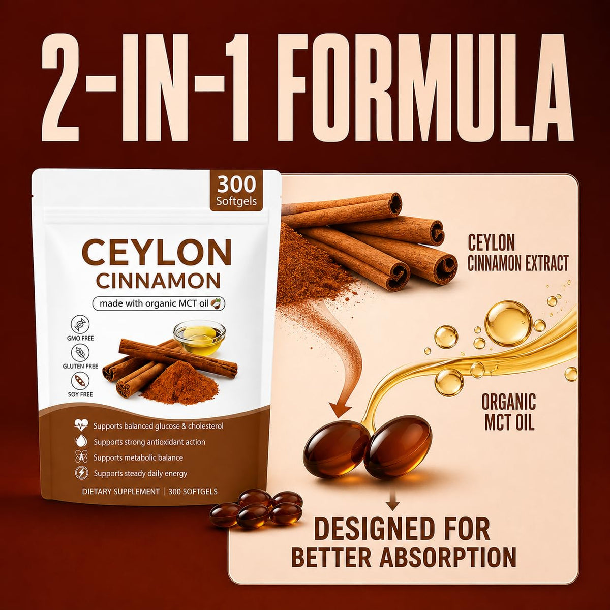 300 capsules for daily use