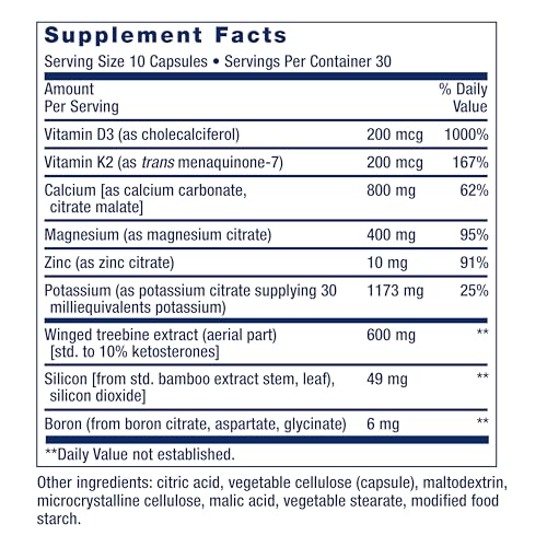 300 capsules of bone health nutrients