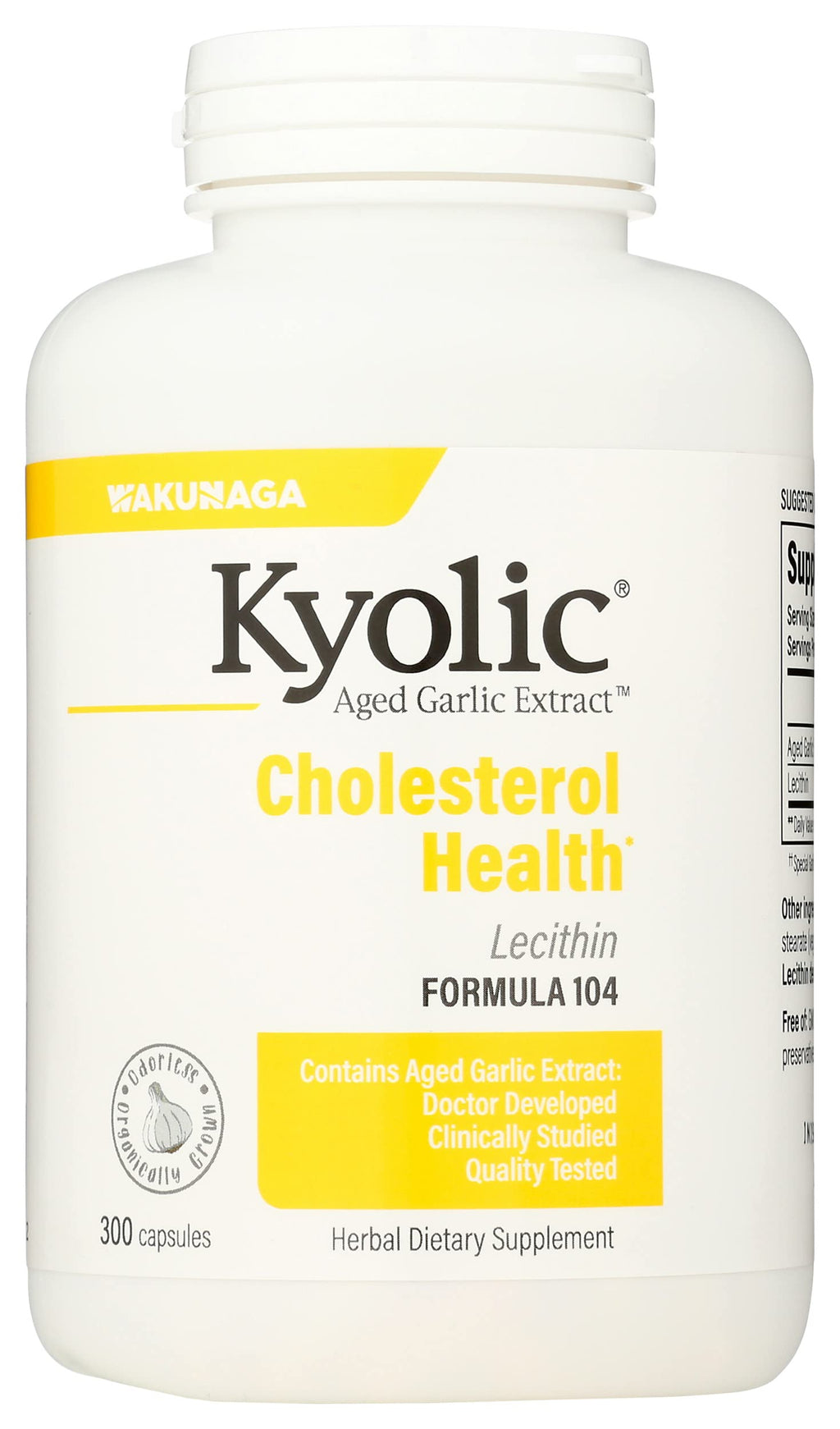 300 capsules of garlic supplement