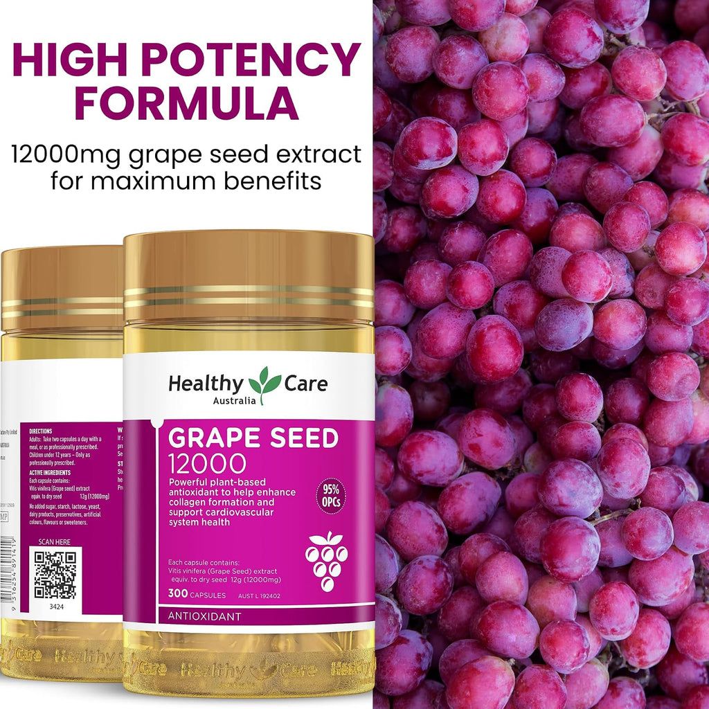 300 capsules of grapeseed extract