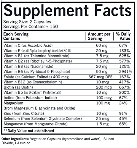 300 capsules of Kirkman Nu-Thera formula