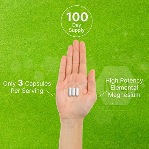 300 capsules of magnesium for daily health