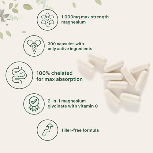 300 capsules of magnesium glycinate