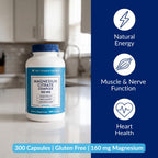 300 capsules of magnesium supplement