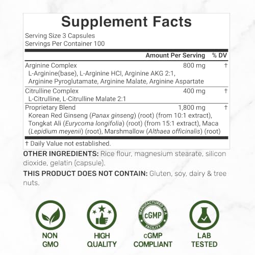 300 capsules of Nitric Oxide boost
