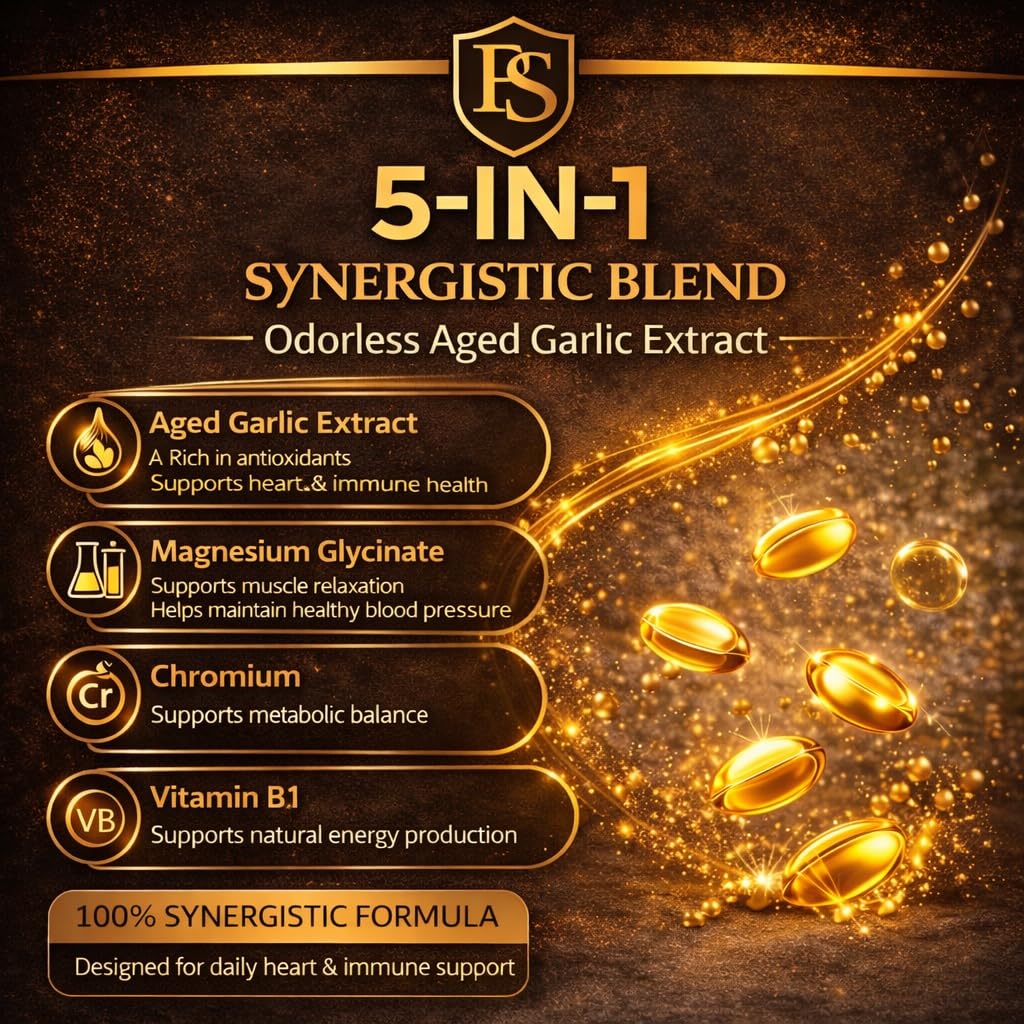 300 capsules of premium garlic extract