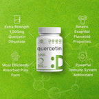 300 capsules of quercetin for daily use