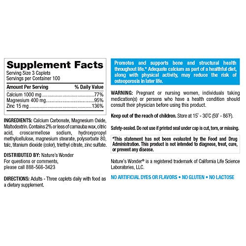 300 count calcium supplement for daily use