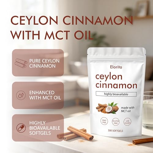 300 count Ceylon cinnamon capsules