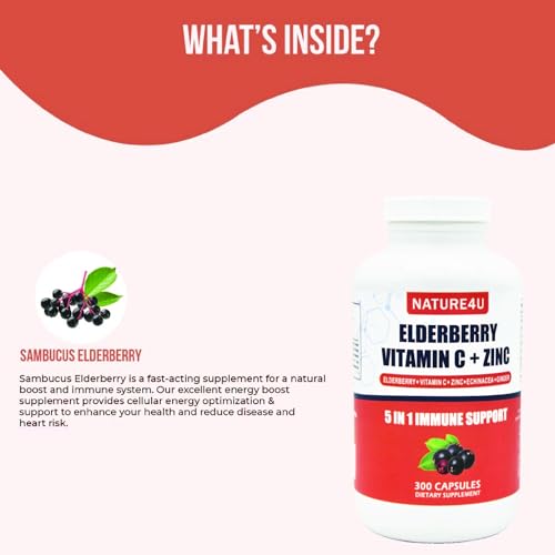 300 count elderberry immune support