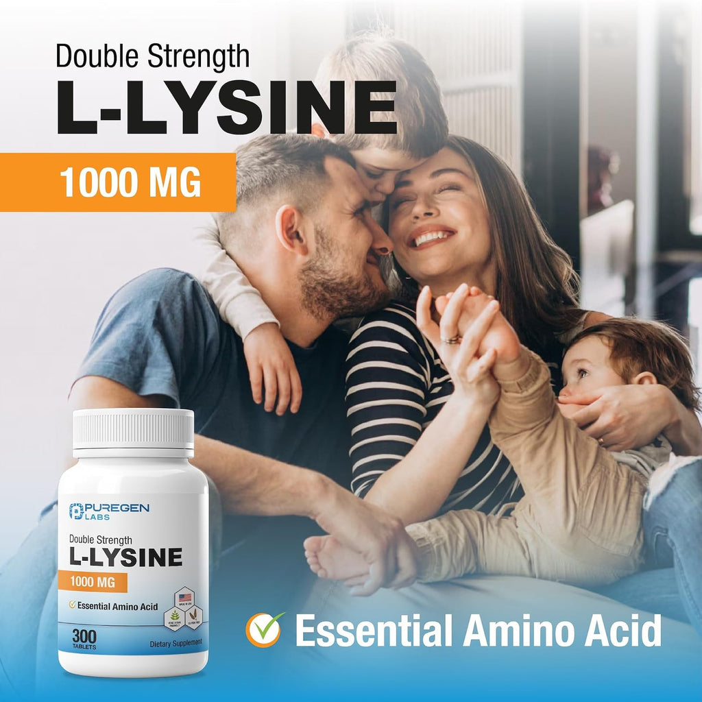 300 count l-lysine for daily wellness