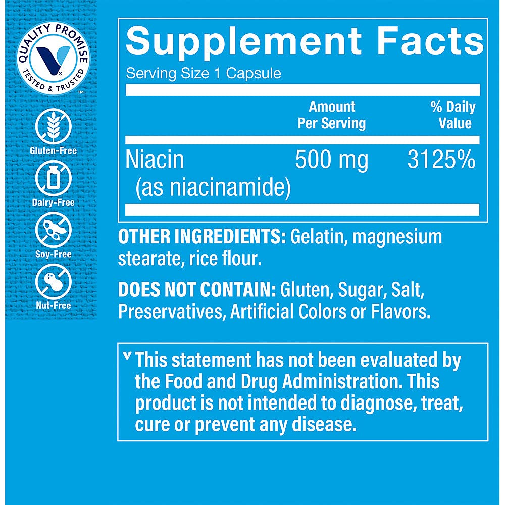 300 count niacinamide vitamin supplement