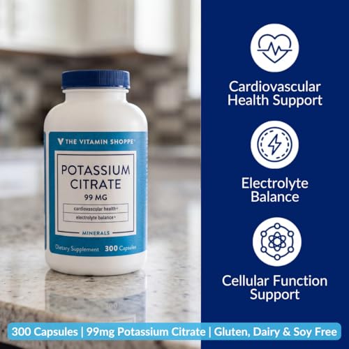 300 count potassium capsules for convenience