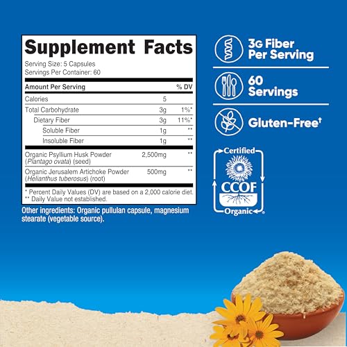 300 count psyllium fiber supplement