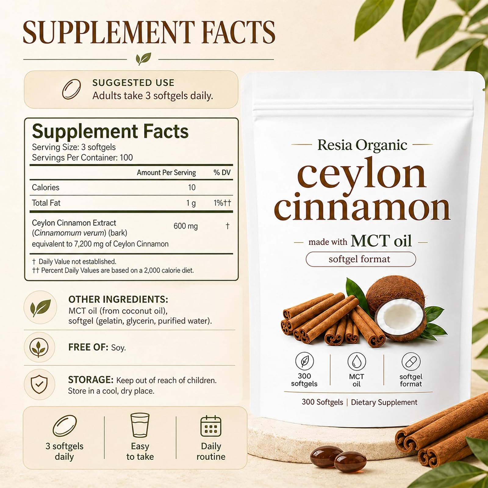 300 count softgels for convenience