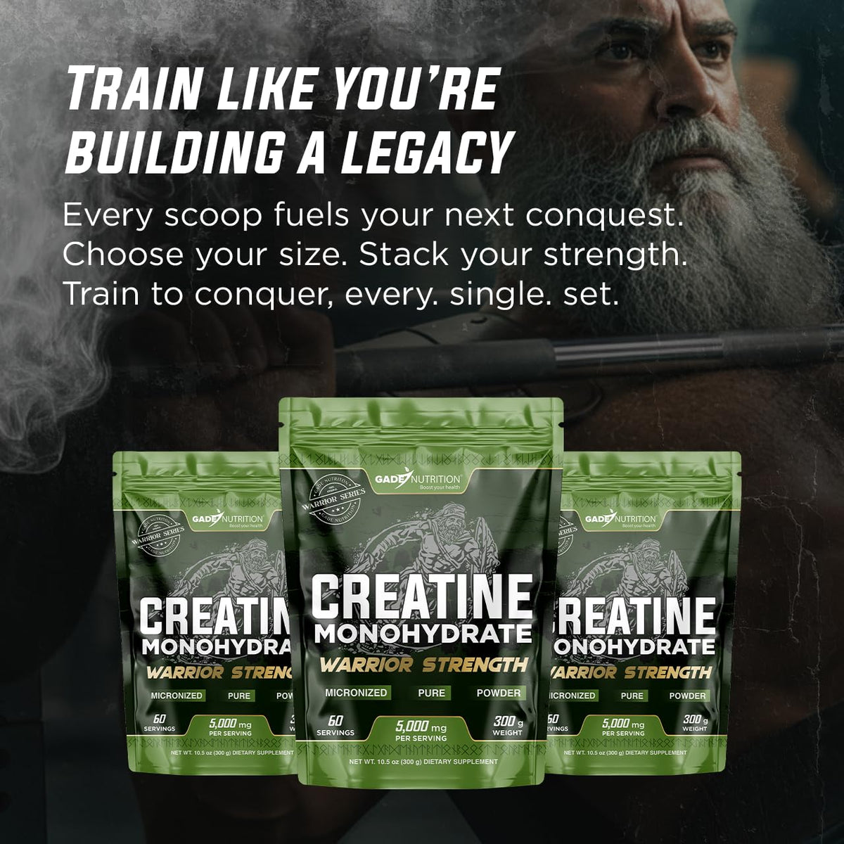 300 g creatine for daily supplementation