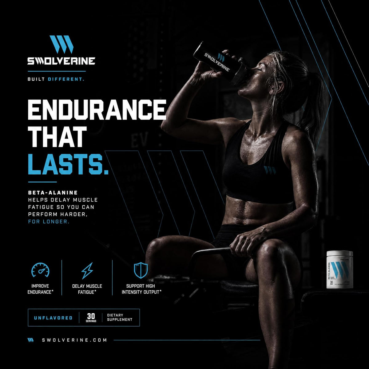 300 g Swolverine pre-workout energy boost