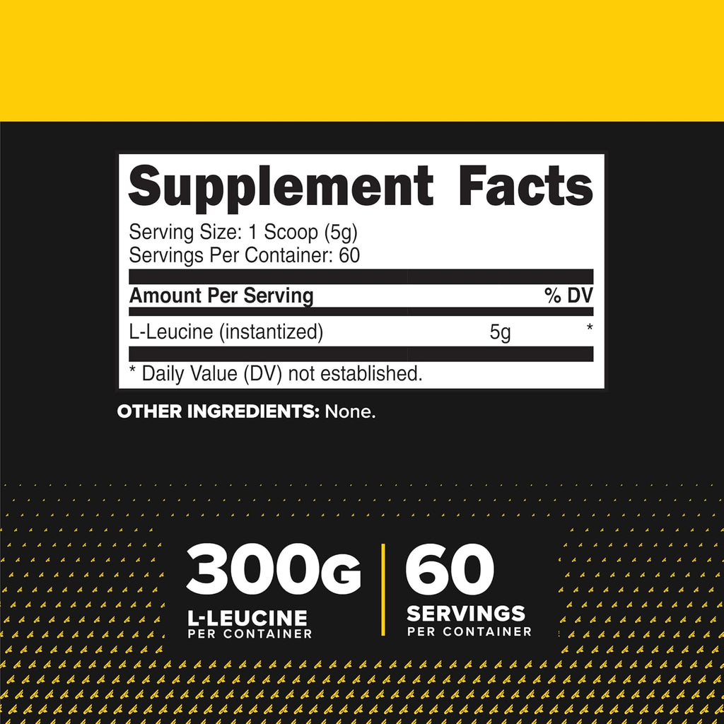 300 grams of L-Leucine powder