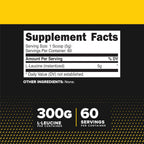 300 grams of L-Leucine powder